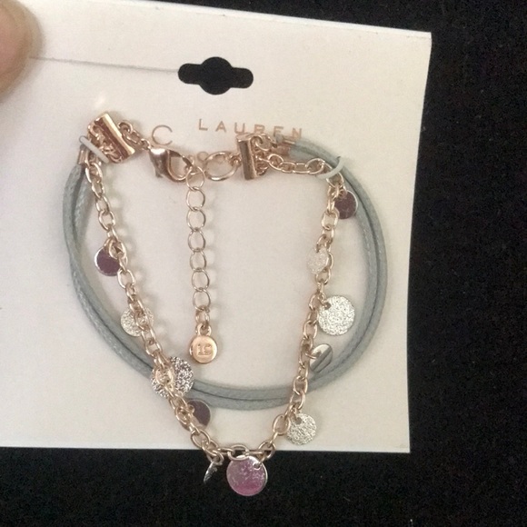 LC Lauren Conrad | Jewelry | Lc Lauren Conrad Green Cord Wgold Chain ...